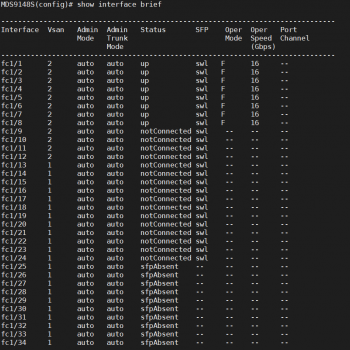 Cisco MDS 9148S FC交换机基本配置 - ippondo - 博客园