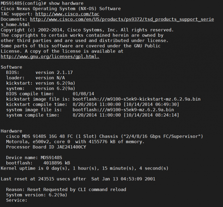 Cisco MDS 9148S FC交换机基本配置 - ippondo - 博客园